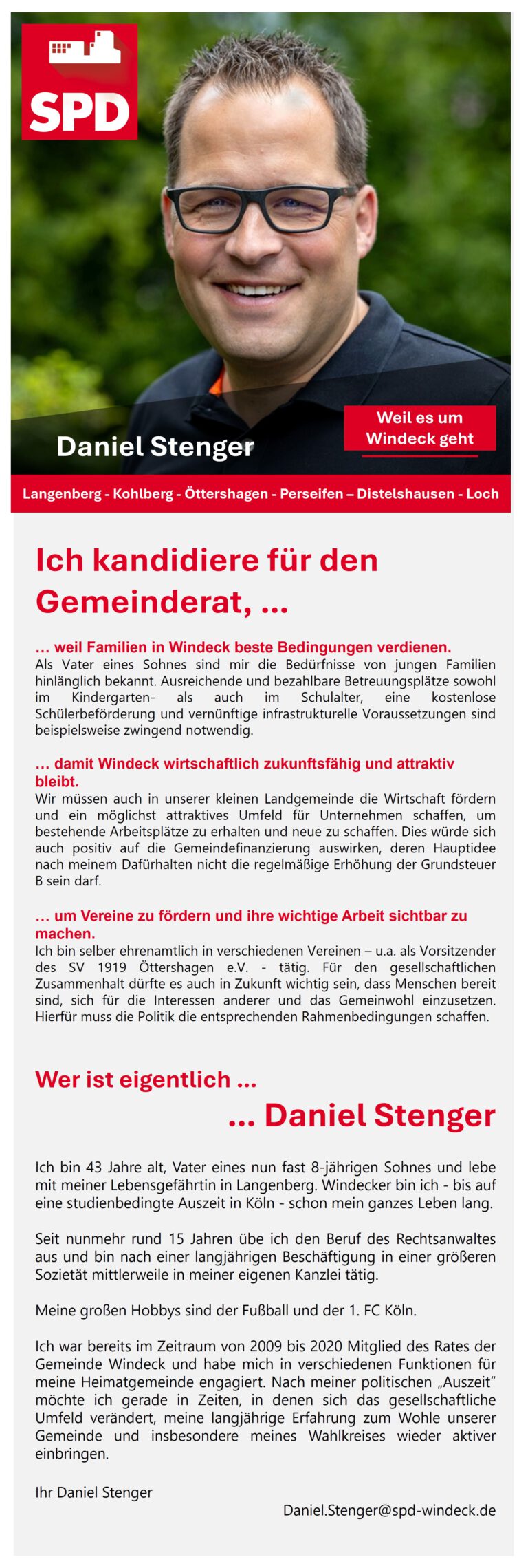 Daniel Stenger – SPD Windeck